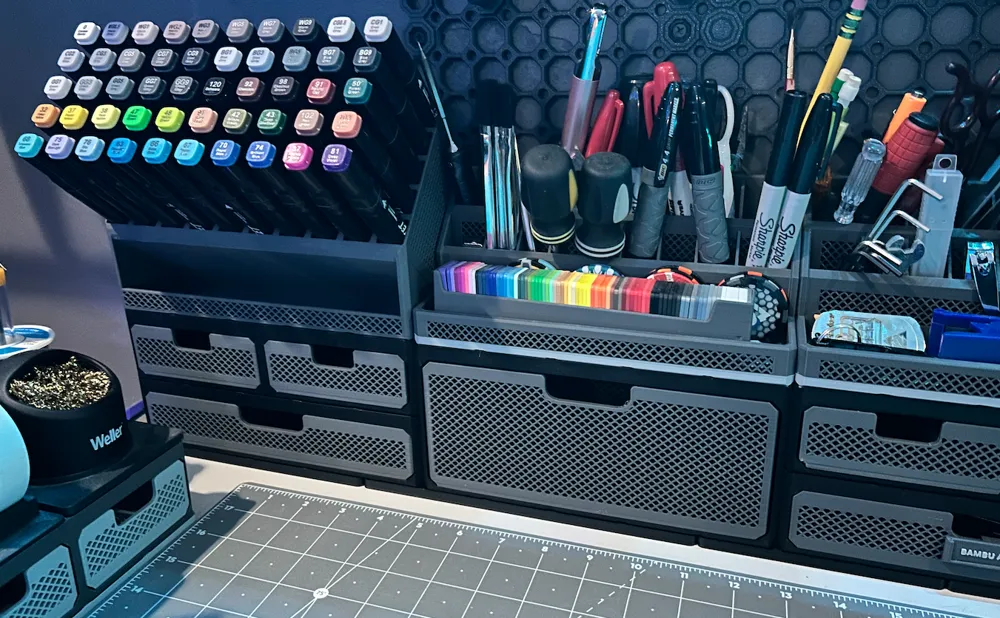 Rugged Drawer System - Gridfinity Stackable - Free 3D Print Model ...