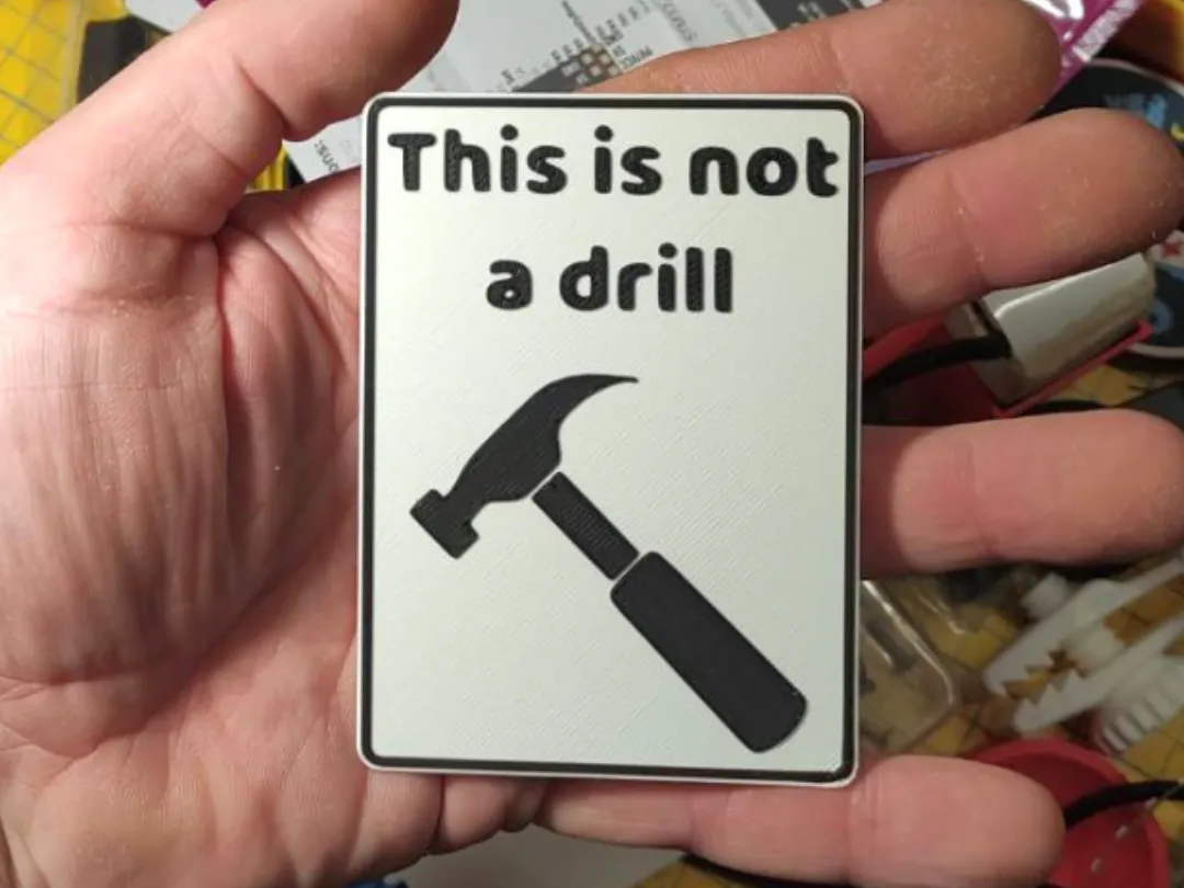 This is not a drill - Free 3D Print Model - MakerWorld