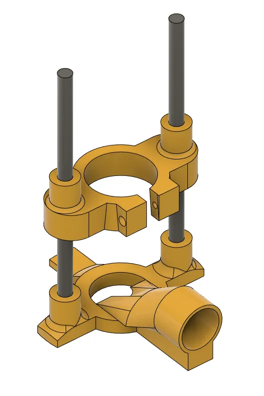 Drill guide with vacuum by Johnny is 3D printing - MakerWorld