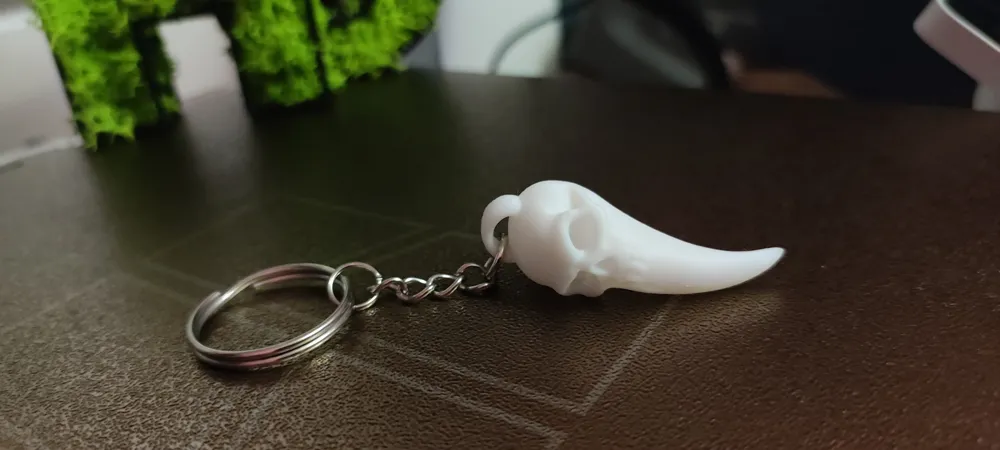 Raptor Fang Skull Keychain – Dino Tooth Pendant by Imagina.3d ...