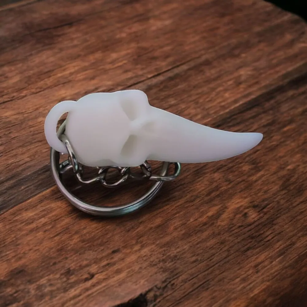 Raptor Fang Skull Keychain – Dino Tooth Pendant by Imagina.3d ...