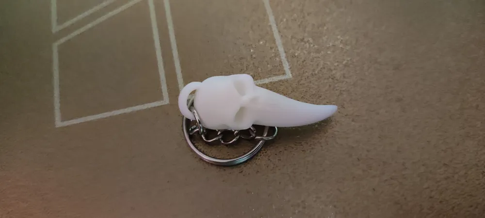 Raptor Fang Skull Keychain – Dino Tooth Pendant by Imagina.3d ...