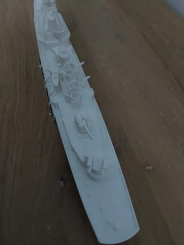 USS Charles F. Adams Destroyer (DDG-2) (1959) - Free 3D Print Model ...