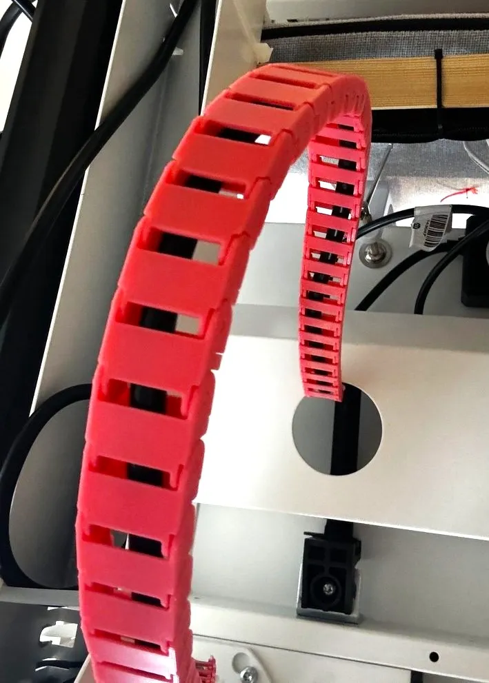 Cable Chain flex with end mounts for cable ties Remixed by CFE ...