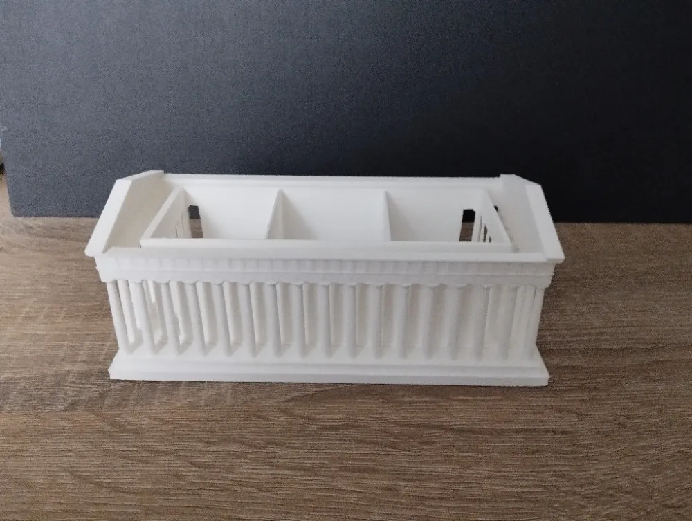Parthenon office organizer - Free 3D Print Model - MakerWorld