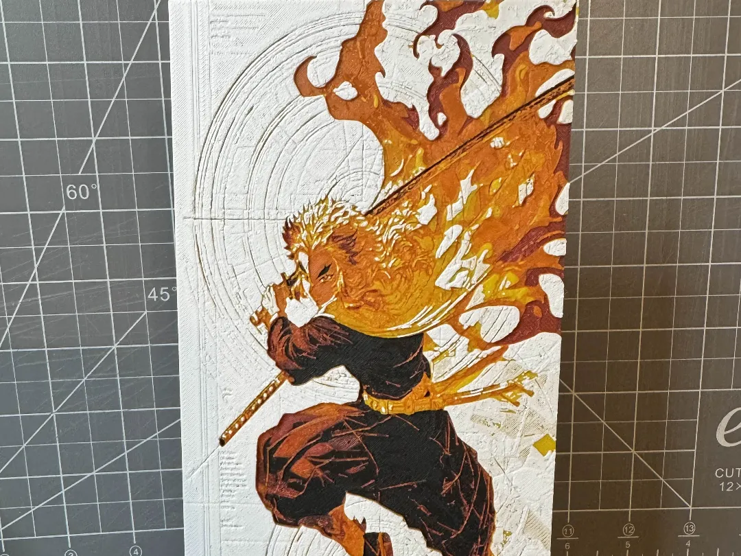 Hueforge kyojuro Rengoku Ablaze (Demon Slayer) - Free 3D Print Model ...