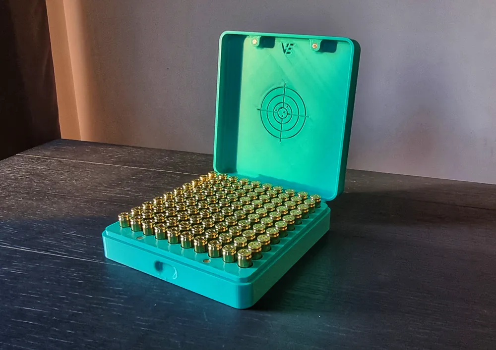 9mm Ammo Box 100 by Veracon Engineering - MakerWorld