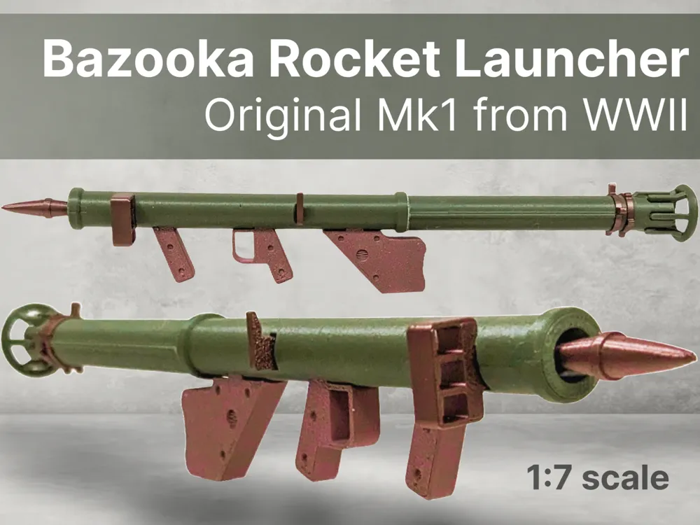 Legendary Bazooka Rocket Launcher | WWII by Rexi Labs MakerWorld ...