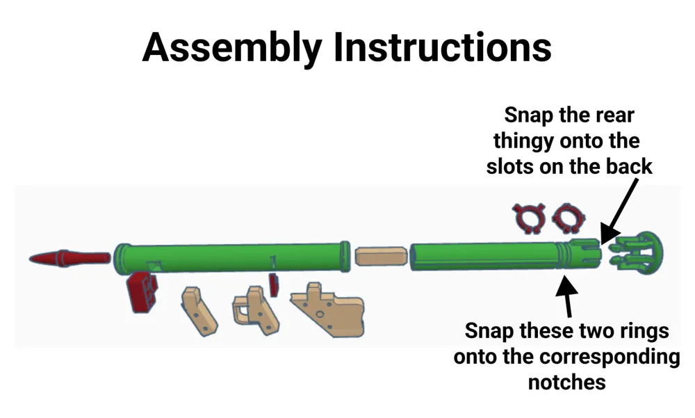 Legendary Bazooka Rocket Launcher | WWII by RexiLabs - MakerWorld