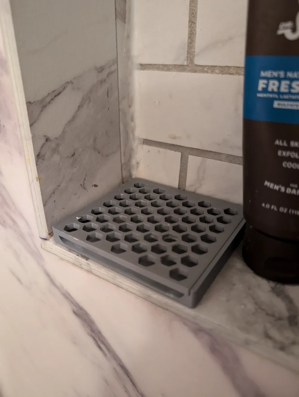 Shower Soap Tray with Water Run-off - Free 3D Print Model - MakerWorld