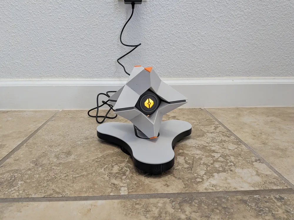 Floating Destiny 2 Ghost Inspired - Free 3D Print Model - MakerWorld