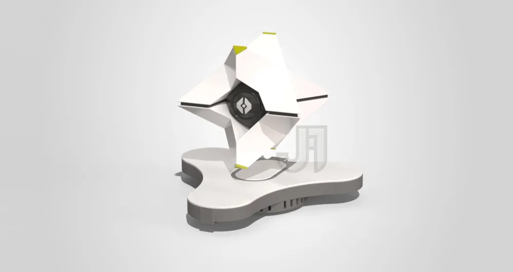 Floating Destiny 2 Ghost Inspired - Free 3D Print Model - MakerWorld
