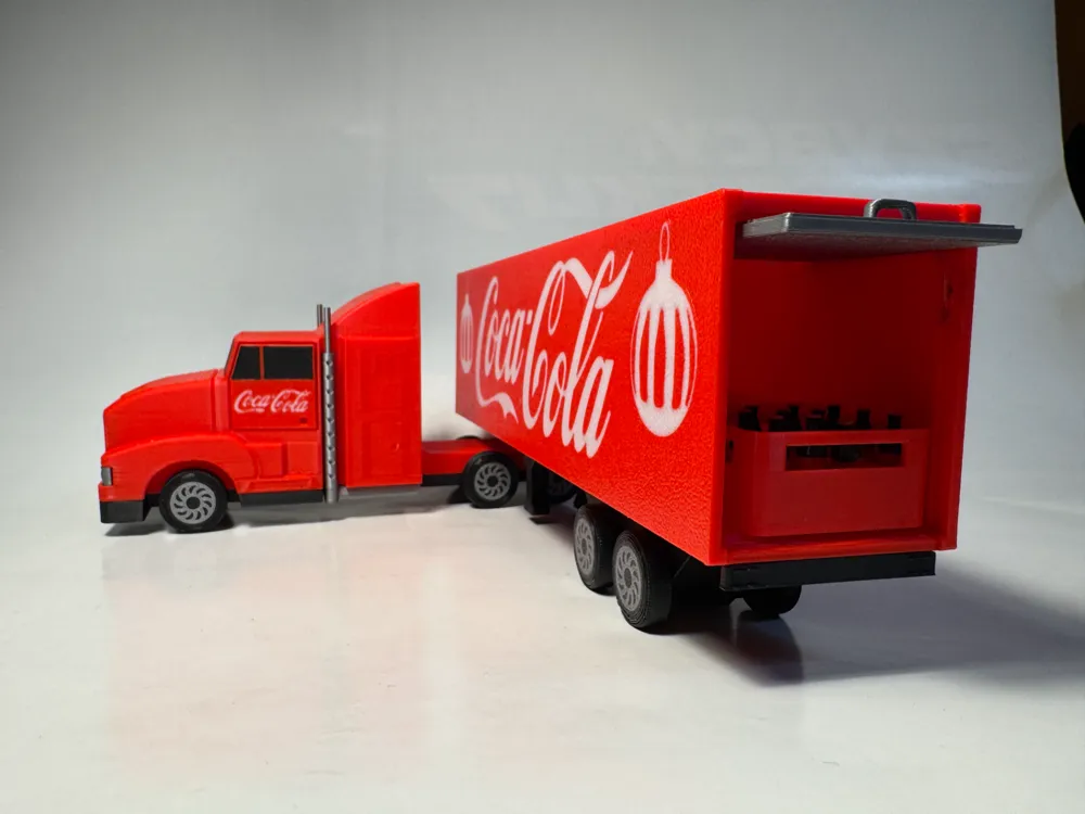 Coca Cola Christmas Trailer - Free 3D Print Model - MakerWorld