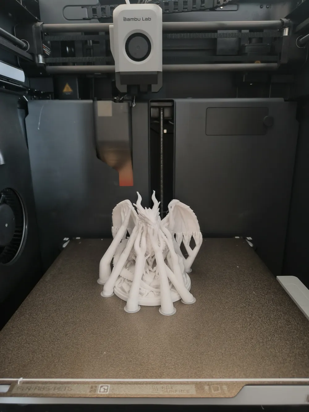 White Dragon - Snow Dragon - Free 3D Print Model - MakerWorld