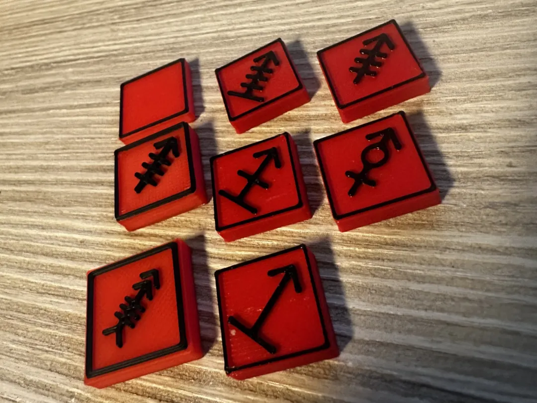 Hostile Infantry Symbols Sandbox BW Army - Free 3D Print Model - MakerWorld