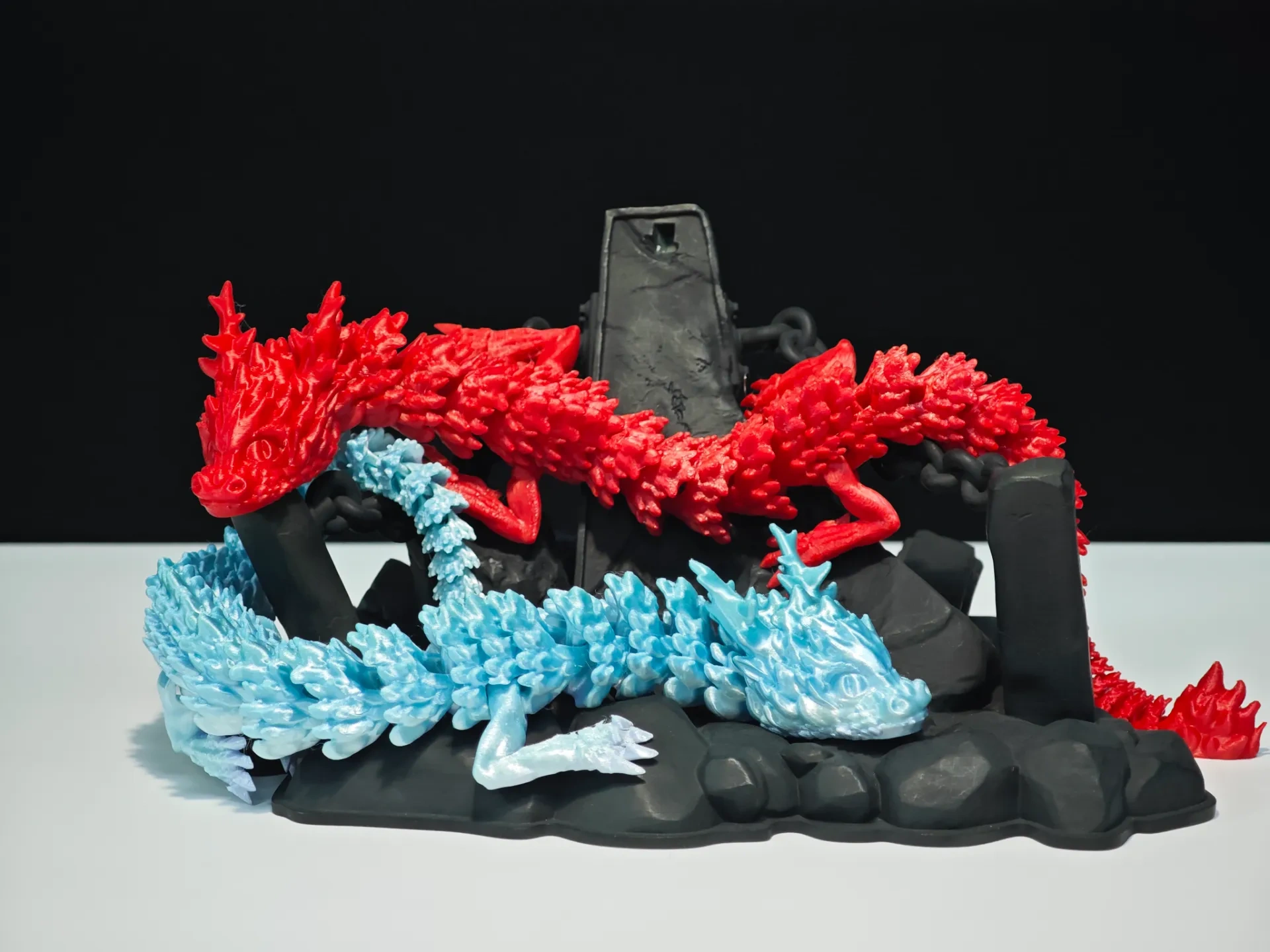 Year of the Snake - Flame Dragon~Flame Serpent Transforming into Dragon ...