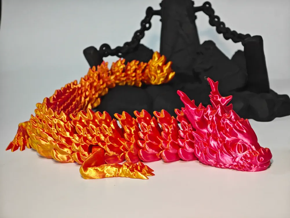 Year of the Snake - Flame Dragon~Flame Serpent Transforming into Dragon ...