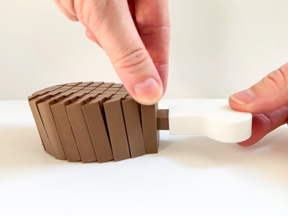 Pixel Turkey Leg Fidget by 3DPmom MakerWorld: Download Free 3D Models