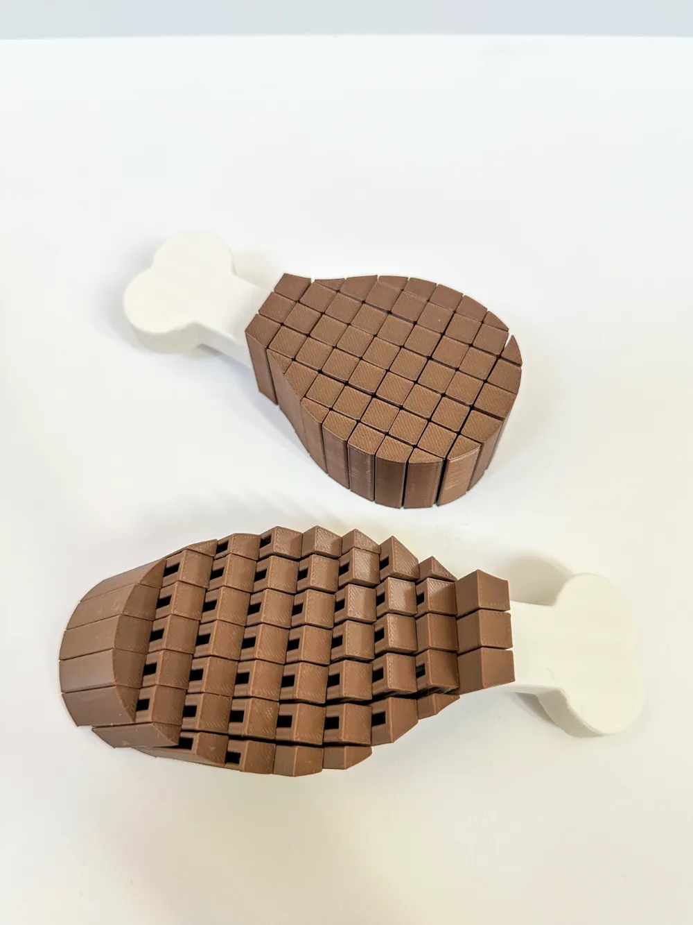 Pixel Turkey Leg Fidget by 3DPmom - MakerWorld