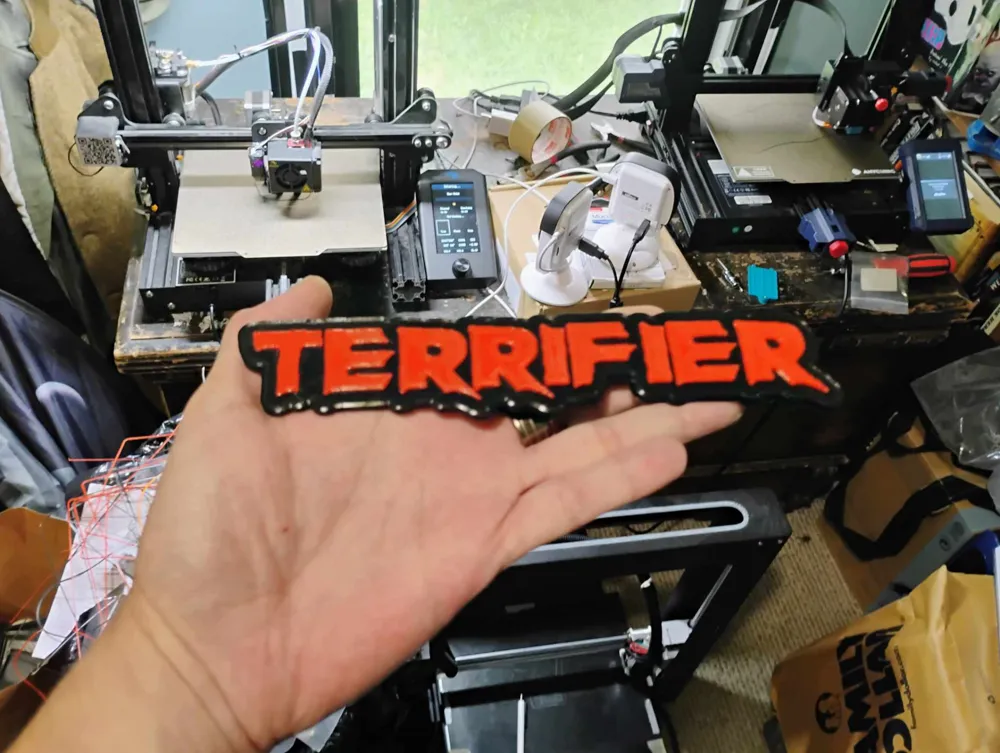 Terrifier Logo by Billy Effner MakerWorld: Download Free 3D Models