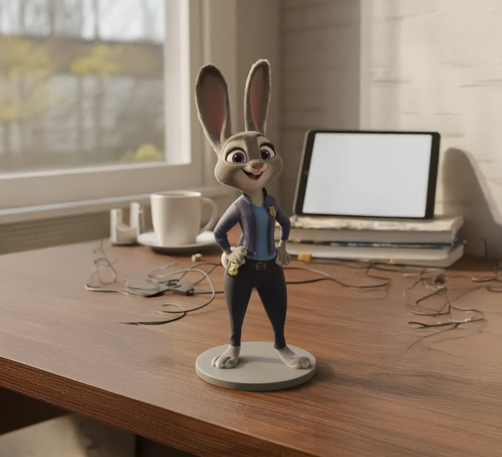 Judy hopps zootopia - Free 3D Print Model - MakerWorld