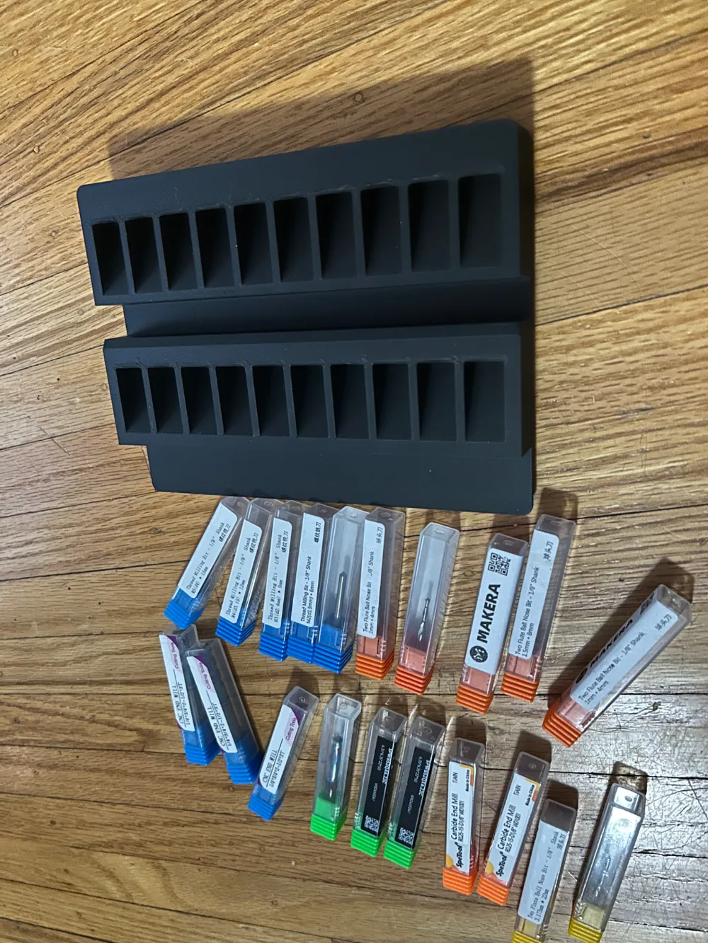 20 CNC Bit - Gridfinity Storage 4X3 by ToolHack MakerWorld: Download Free 3D Models