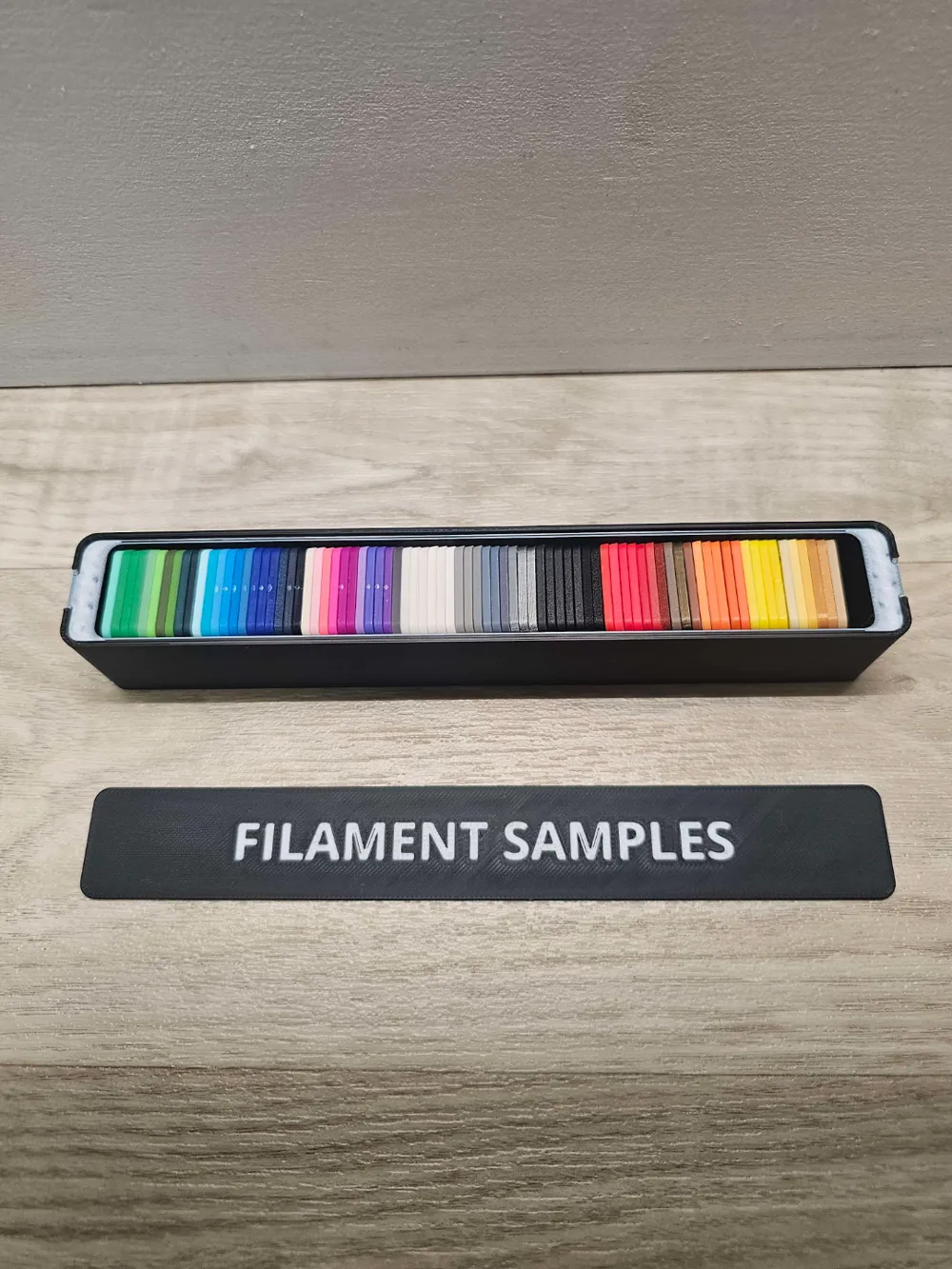 Filament swatches/samples box by Otahlu - MakerWorld
