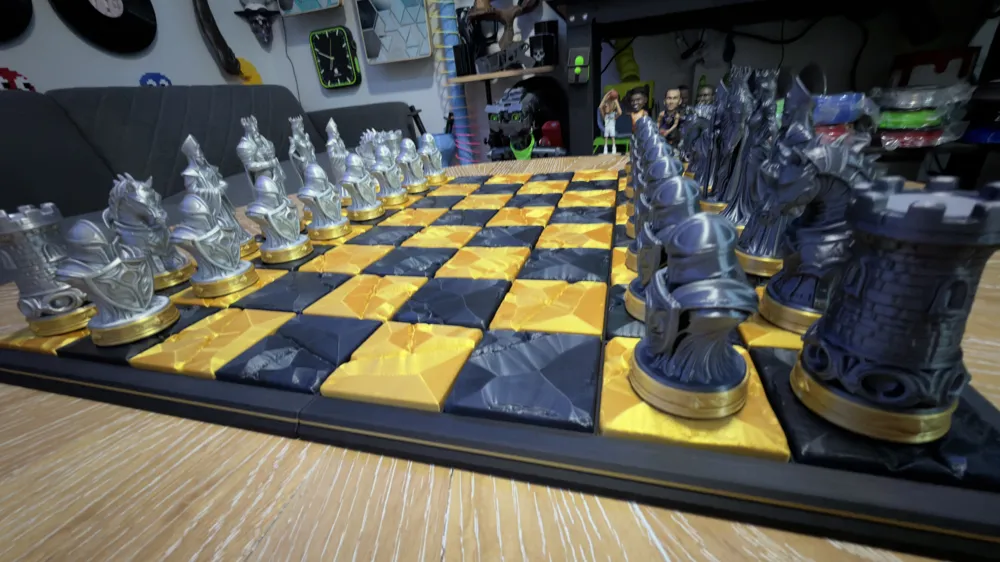 Stone Floor Tiles for Chess Boards. - Free 3D Print Model - MakerWorld