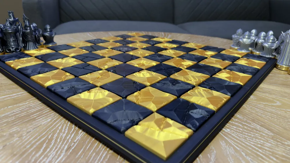 Stone Floor Tiles for Chess Boards. - Free 3D Print Model - MakerWorld
