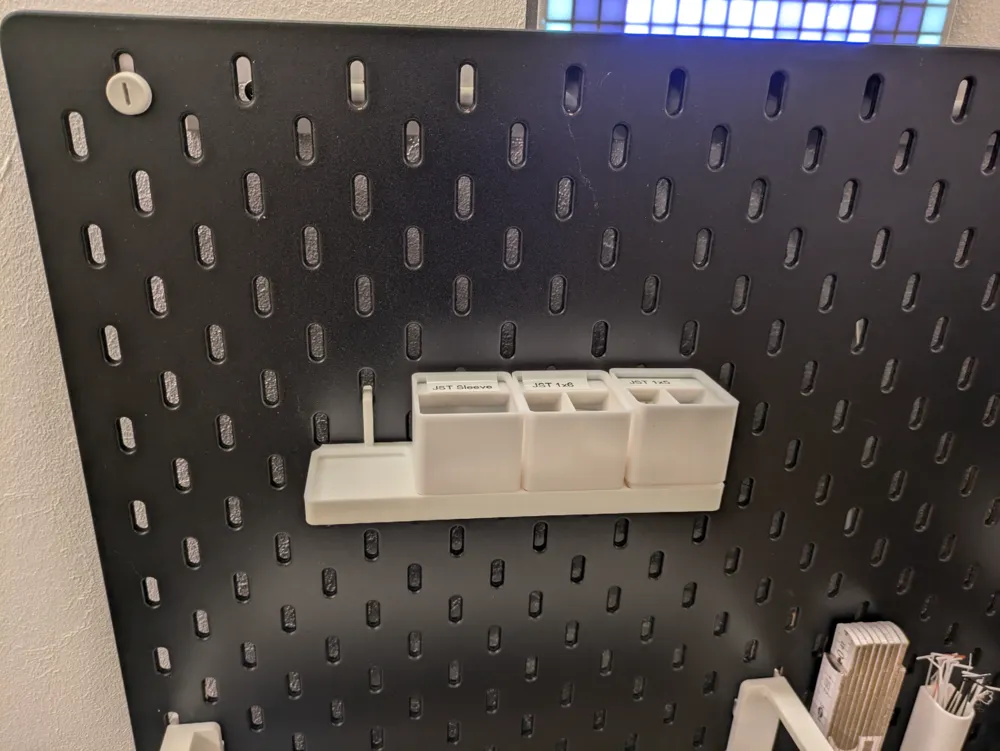 Skadis Gridfinity Holder 1x4 by Poldion - MakerWorld