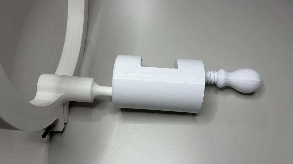 Embroidery hoop with table clamp - Free 3D Print Model - MakerWorld