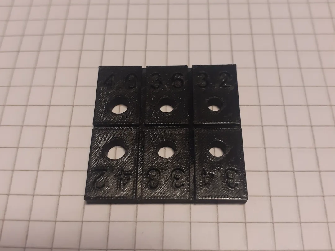 Brass Insert Tester 3.2-4.2mm - Free 3D Print Model - MakerWorld