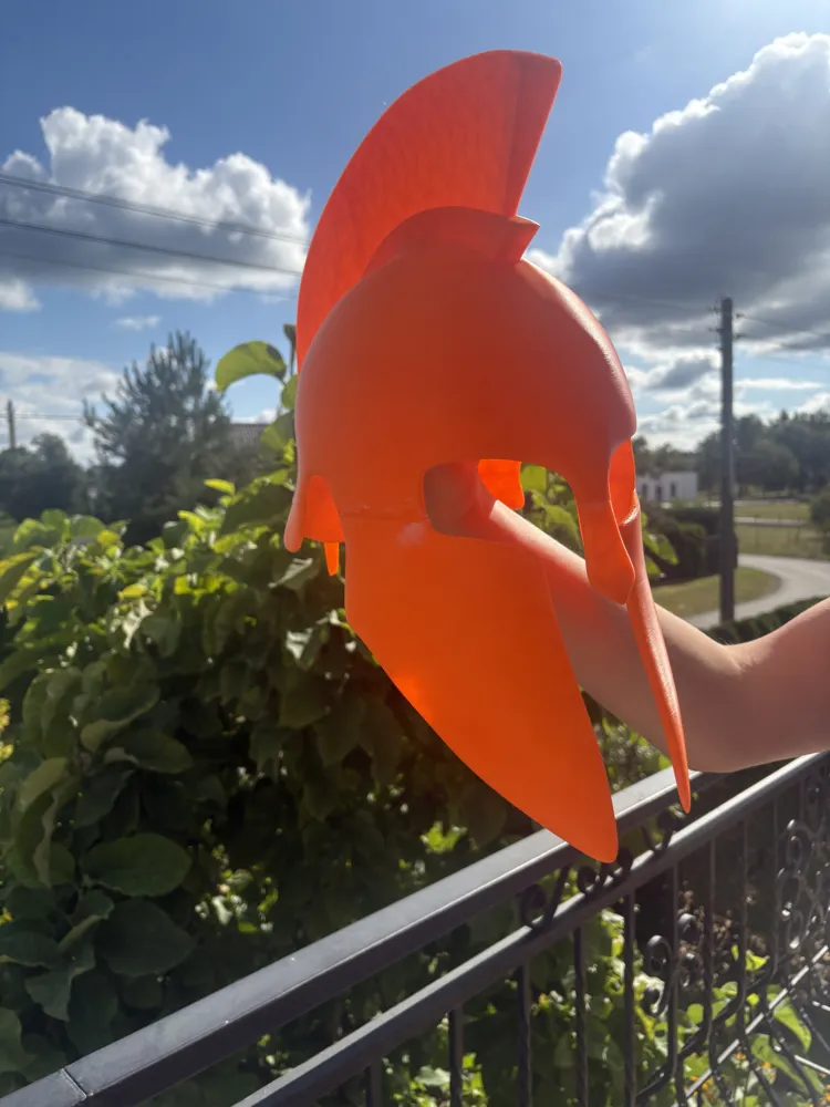 Corinthian / Spartan helmet by DxM engineering MakerWorld: Download Free 3D Models