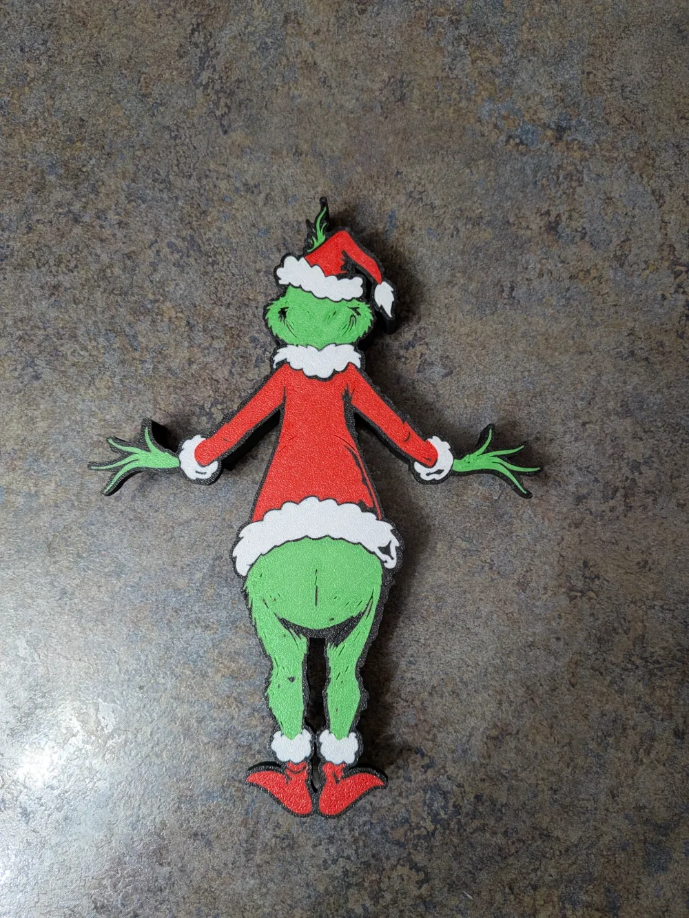 Grinch Climbing Mantel and Door Hanger by Austin314 MakerWorld ...