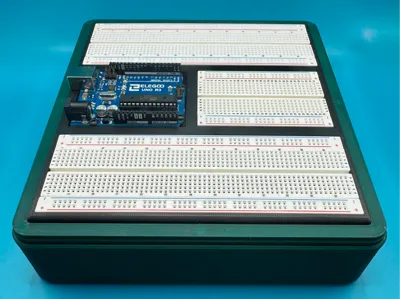 Arduino Uno Prototyping Case by Hixagon MakerWorld: Download Free 3D Models