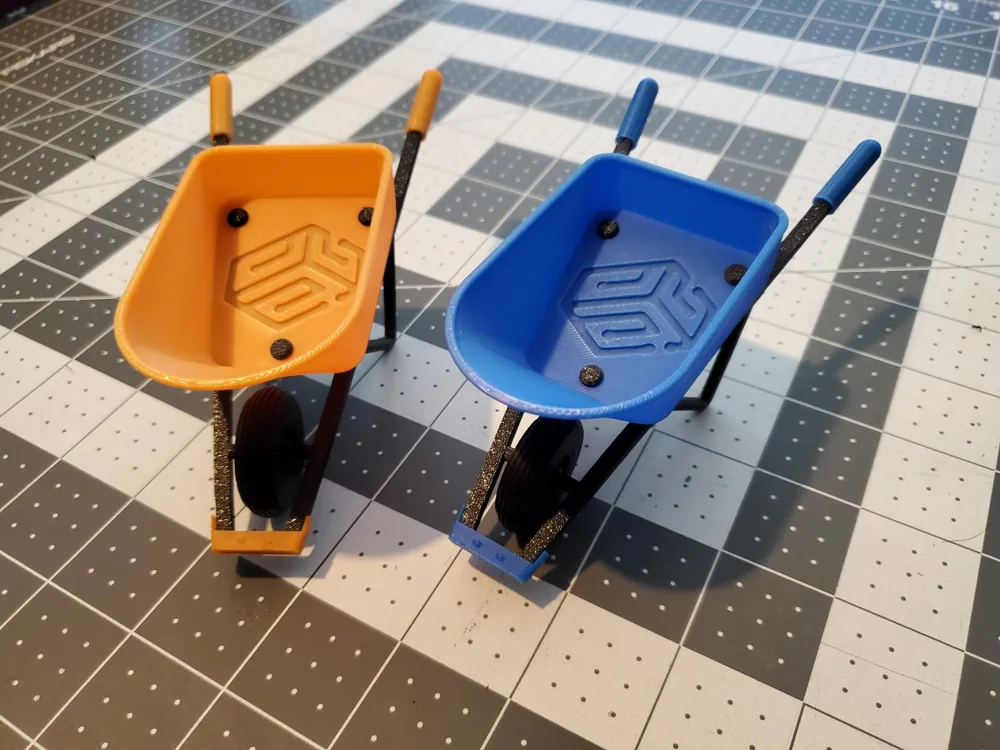 Cyberbrick Wheelbarrow 1:12 by Biigworm MakerWorld: Download Free 3D Models