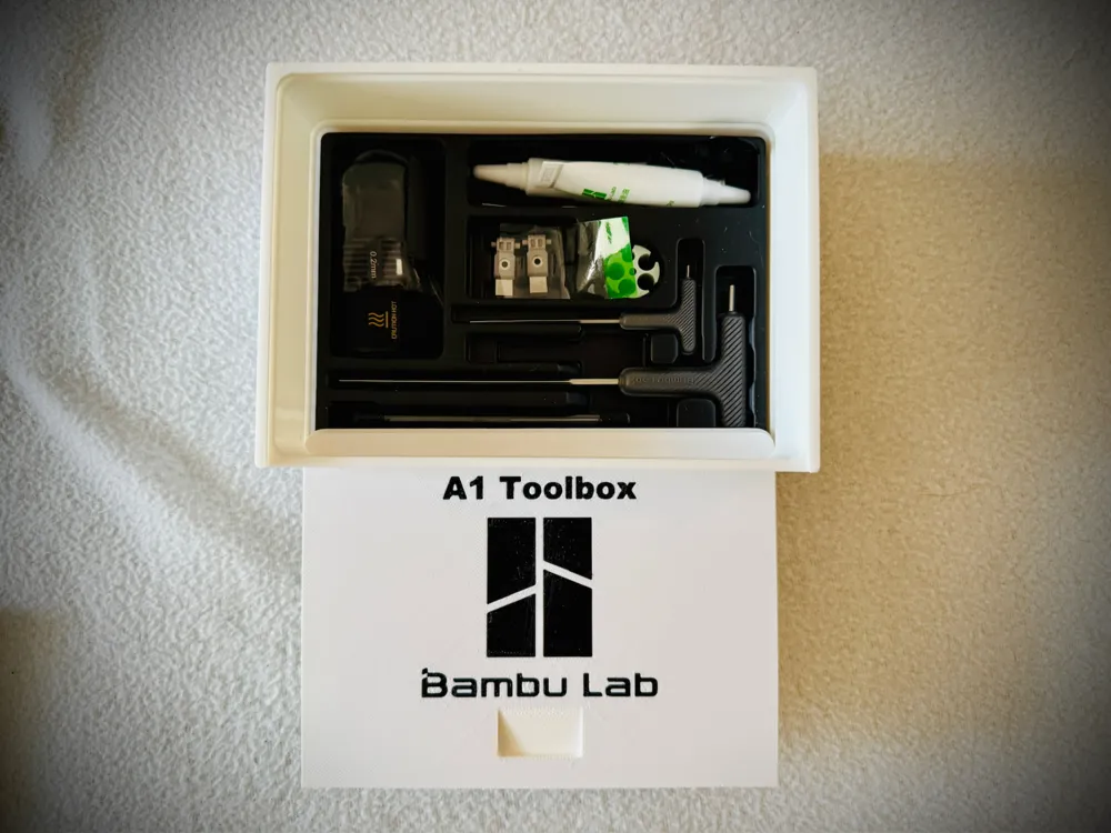 A1 Toolbox with Bambu Lab logo and double bottom by MakeIn3D - MakerWorld