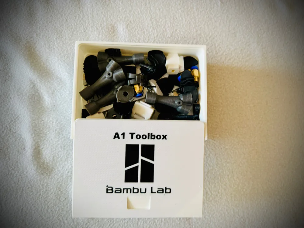 A1 Toolbox with Bambu Lab logo and double bottom by MakeIn3D - MakerWorld