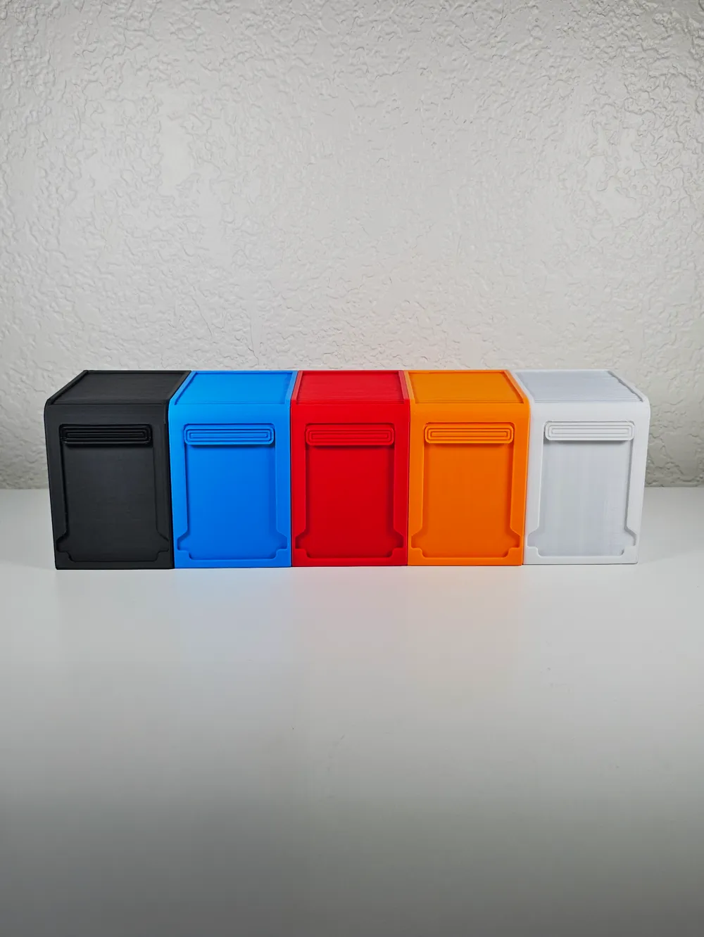 Sliding Deck Box (No Glue)-Up to 100 Sleeved Card - Free 3D Print Model ...