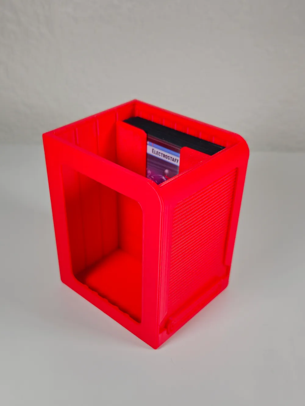 Sliding Deck Box (No Glue)-Up to 100 Sleeved Card - Free 3D Print Model ...