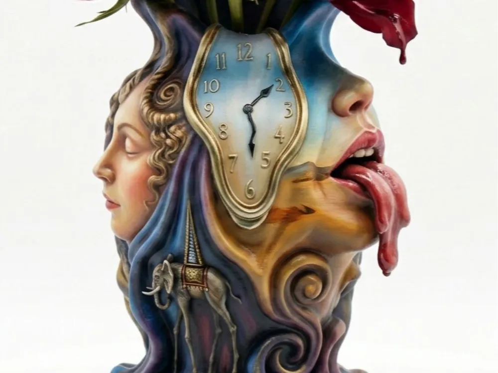 Salvador Dali Vase - Free 3D Print Model - MakerWorld