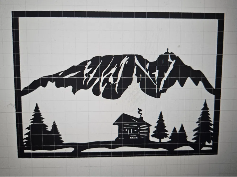 Giewont Mountain Wall art - Free 3D Print Model - MakerWorld
