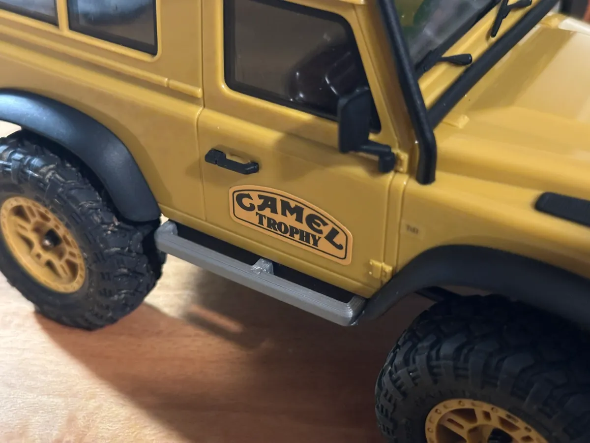 FMS FCX24M Defender D90 Rock Sliders - Free 3D Print Model - MakerWorld
