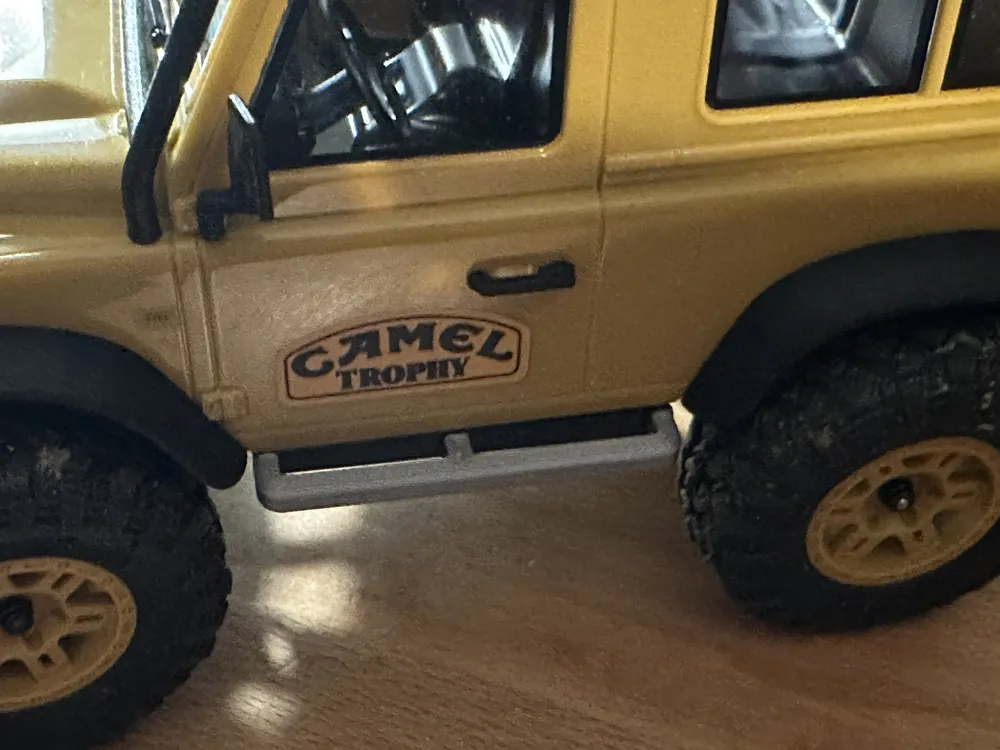 FMS FCX24M Defender D90 Rock Sliders - Free 3D Print Model - MakerWorld