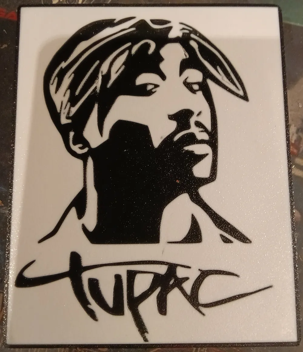 Tupac Light Box - Free 3D Print Model - MakerWorld