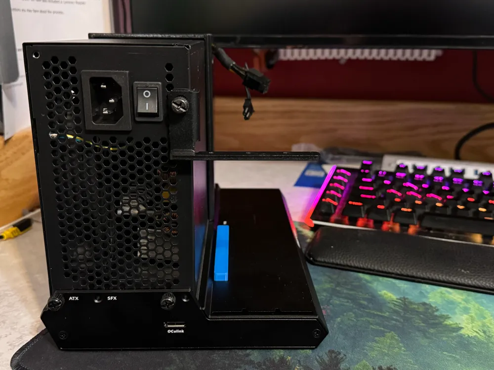 Minisforum DEG1 eGPU Cable Shroud Cover Organizer by im.jackharvest ...