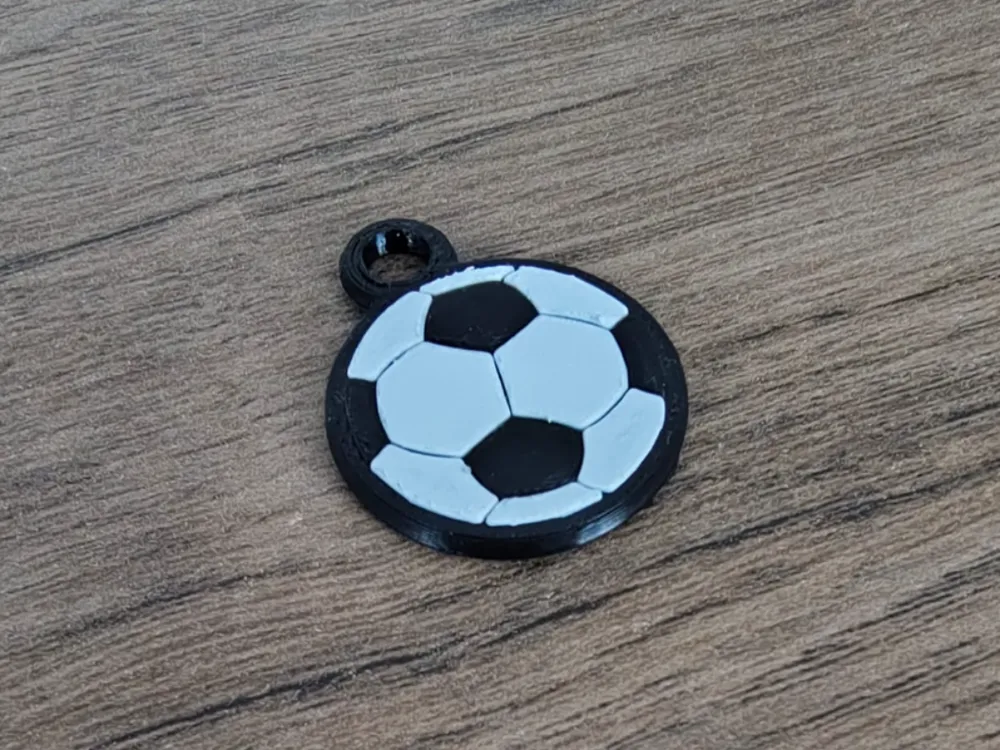 Football Keychain - Free 3D Print Model - MakerWorld