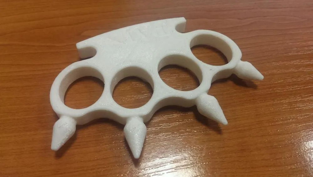 PAIN - Brass Knuckles - AntiZombie Weapon - Free 3D Print Model ...