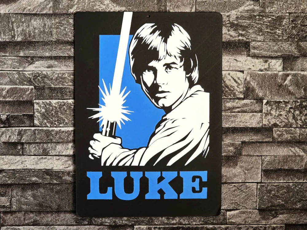 Hueforge Luke StarWars by StefBull85 MakerWorld: Download Free 3D Models