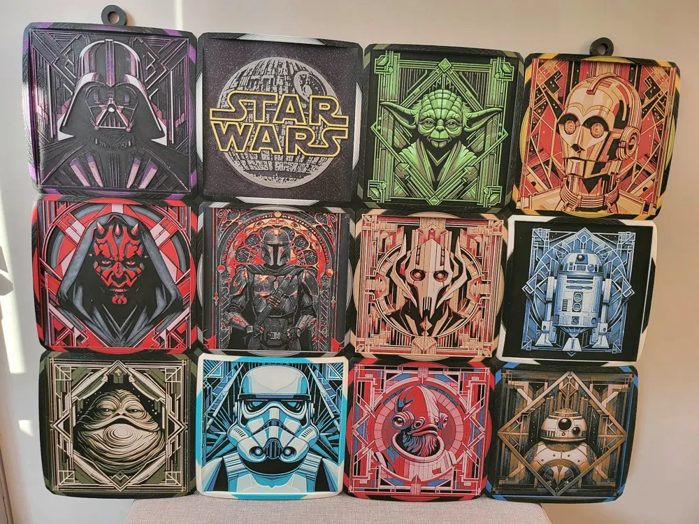 HueForge 130X130 frame kit. by Nic-e-Create - MakerWorld